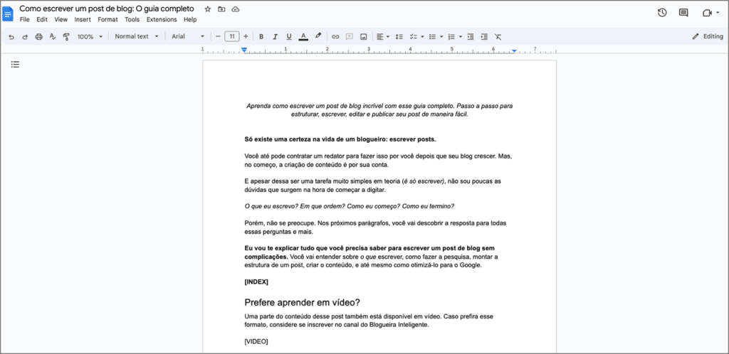 Como escrever um Post de Blog: O Guia Completo